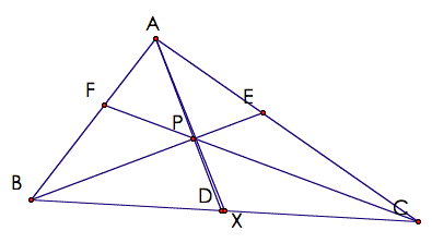 Mary Negley's Ceva's Theorem for EMAT 6680
